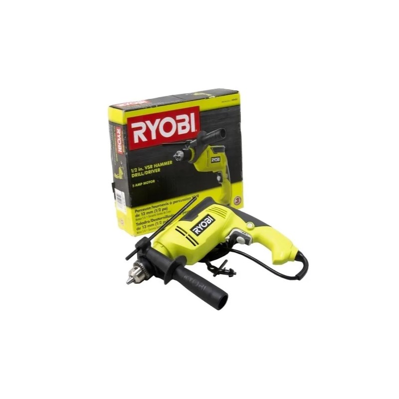 Taladro Rotomartillo Ryobi 600w 1/2 Vel. Variable Reversible