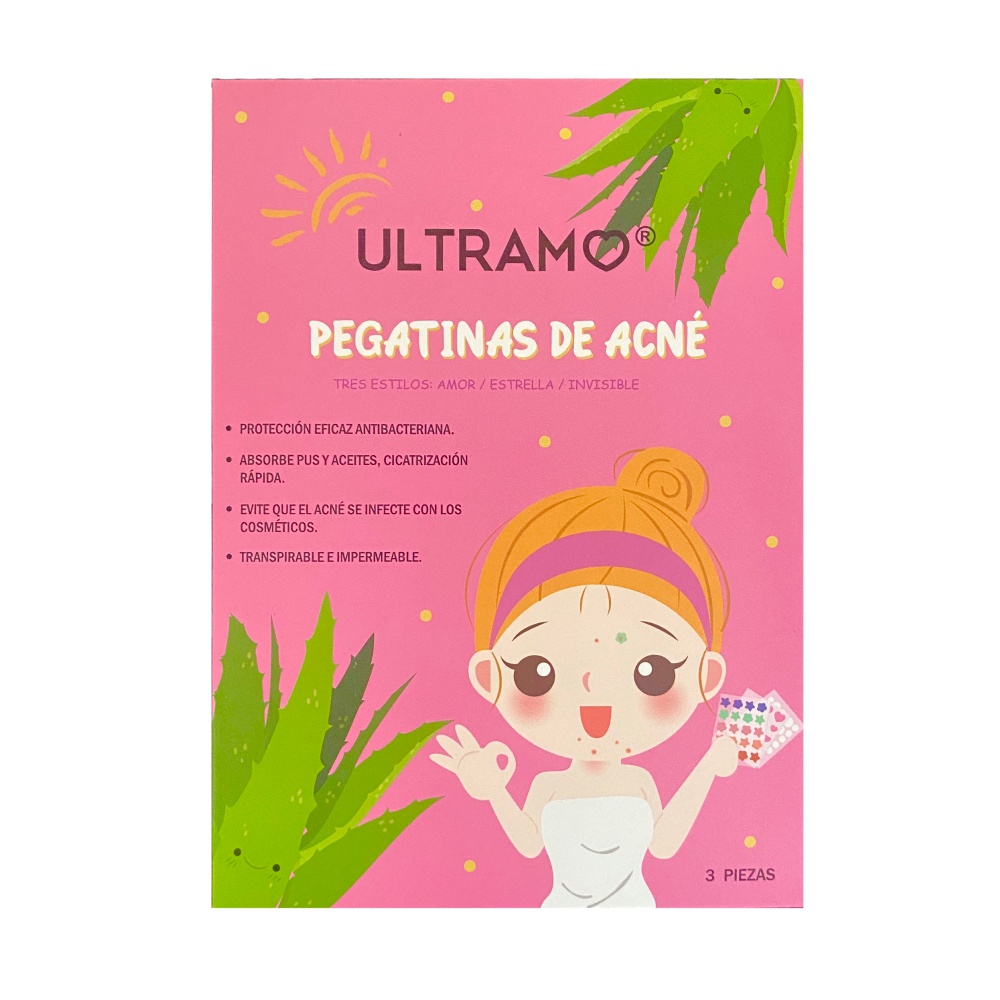 Parches Pegatinas Para Acné Barros 3 Tiras Ultramo