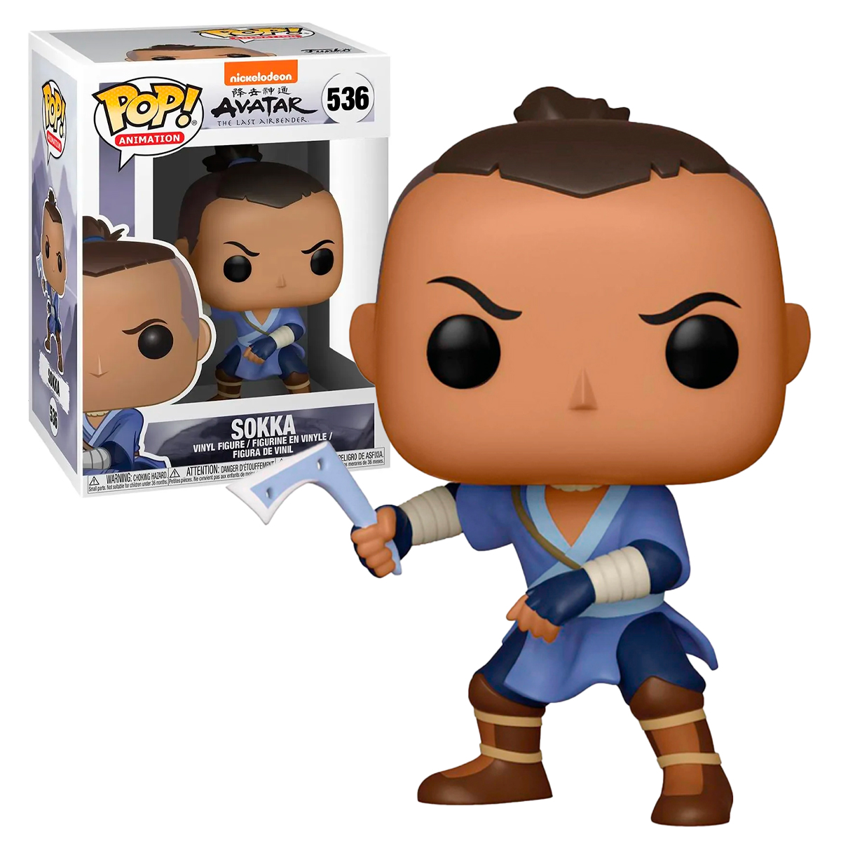 Funko Pop Sokka #536 Avatar Leyenda De Aang Coleccion Original