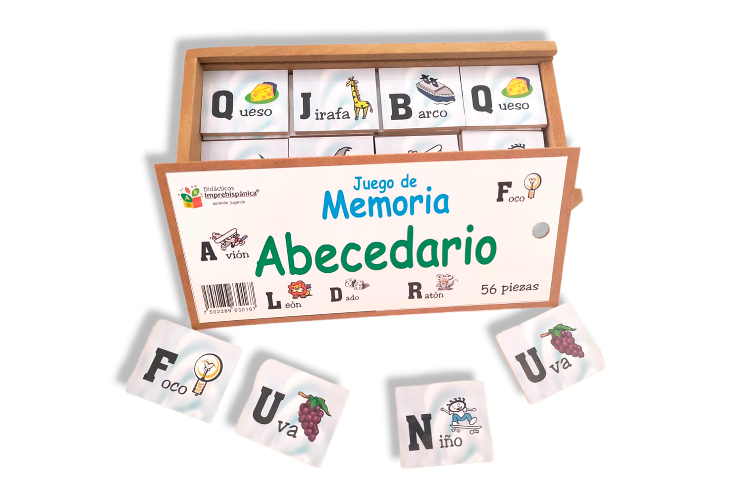 Juego de Memoria Abecedario