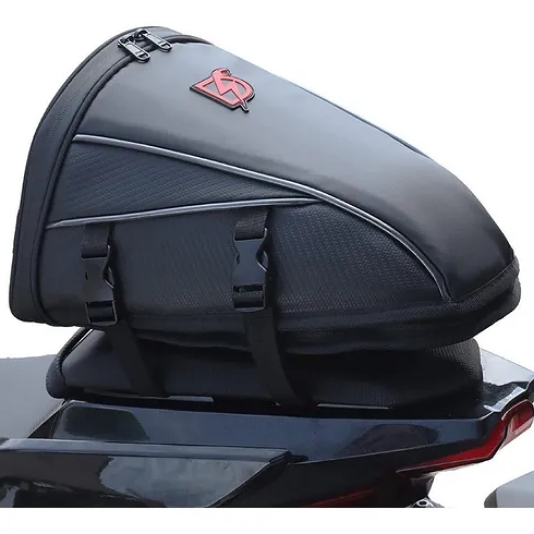 Bolsa Trasera De Motor Expandible Con Funda Impermeable