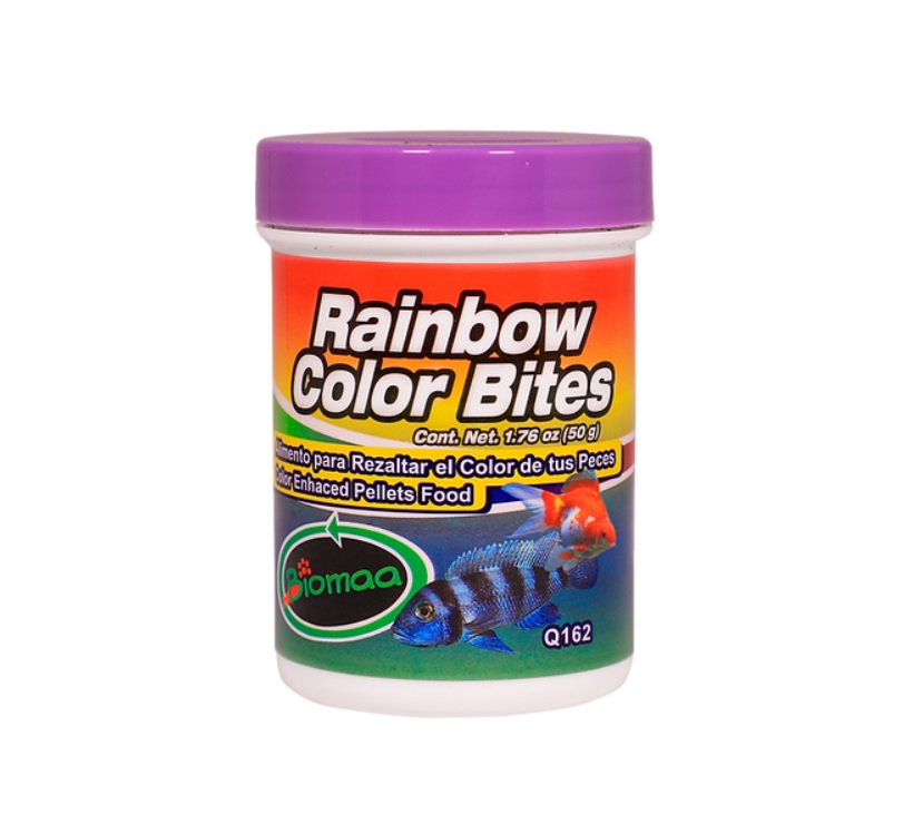 Rainbow Color Bites Alimento en Pellets para resaltar el color 50g - Biomaa
