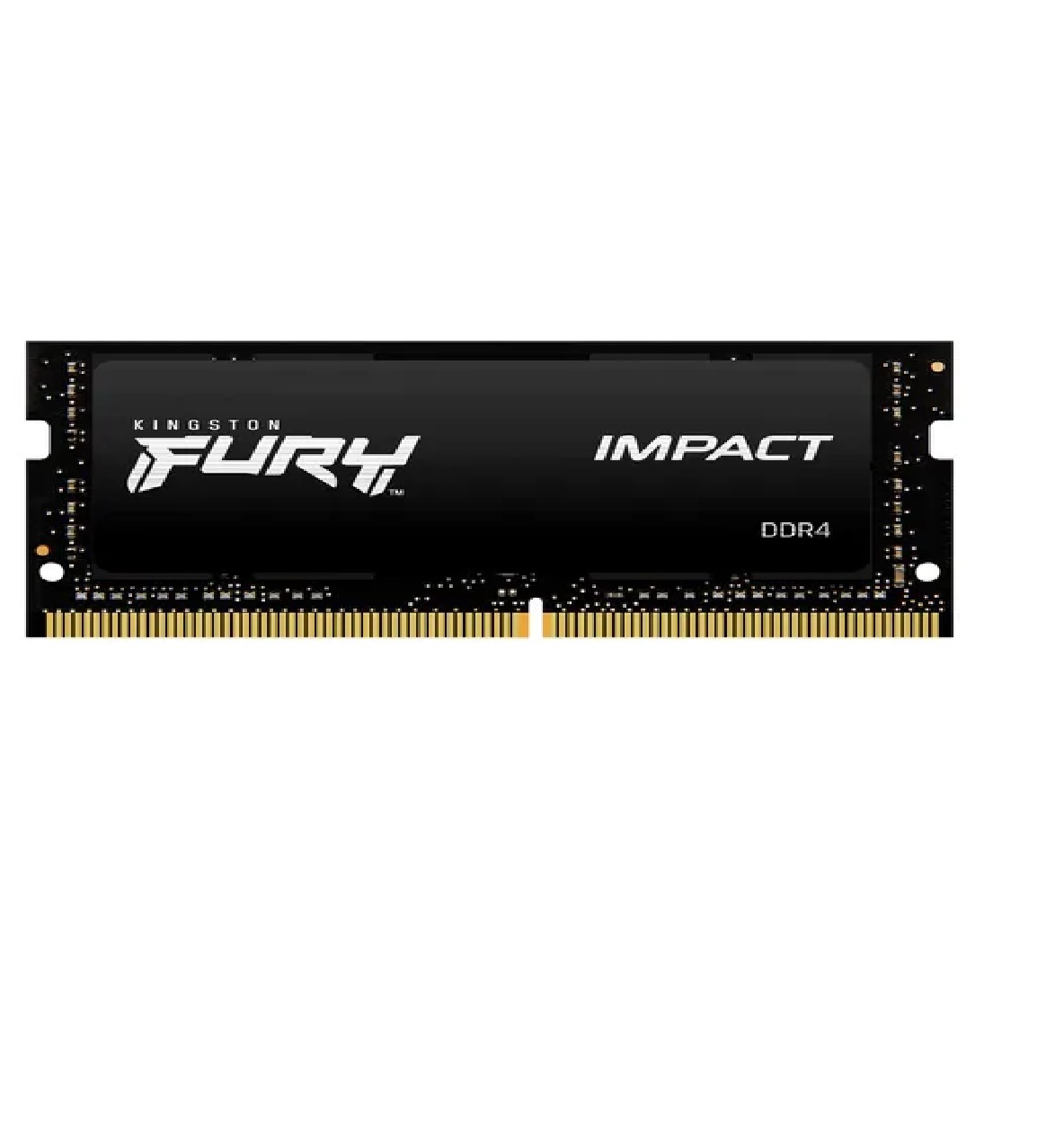 Memoria RAM Fury Impact DDR4 gamer color negro 8GB