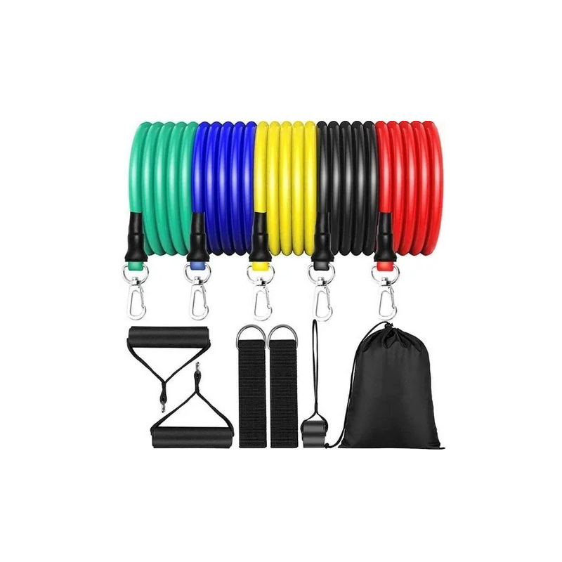 Ligas De Ejercicio Bandas Elásticas De Resistencia Kit 11 Pz