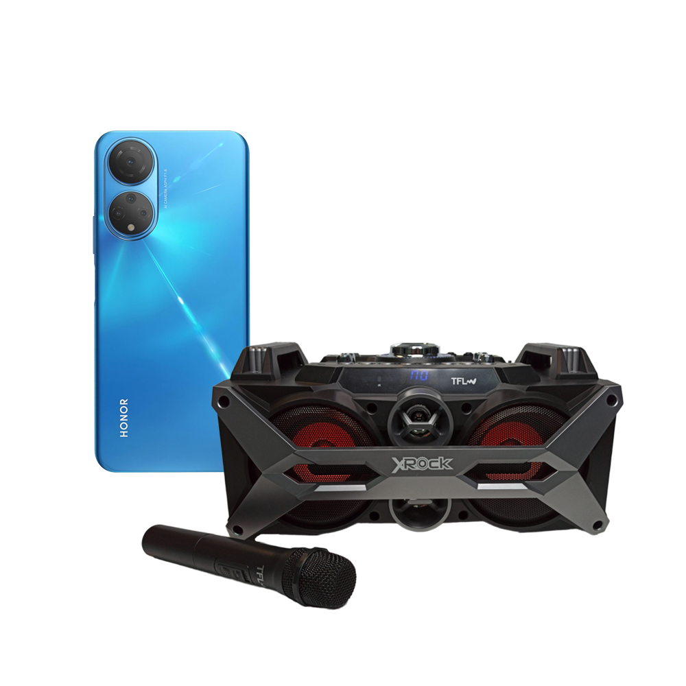 HONOR X7 4+2/128GB Azul+ Reproductor Portable Mini USB X-ROCK
