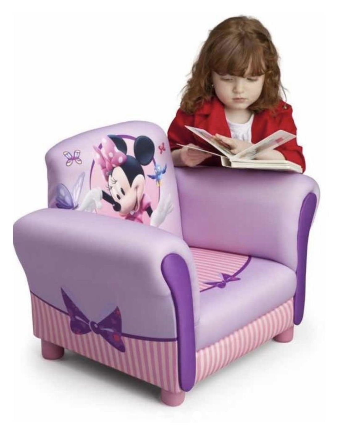 Asiento Infantil Sillón Niña Disney Minnie Mouse Ottoman