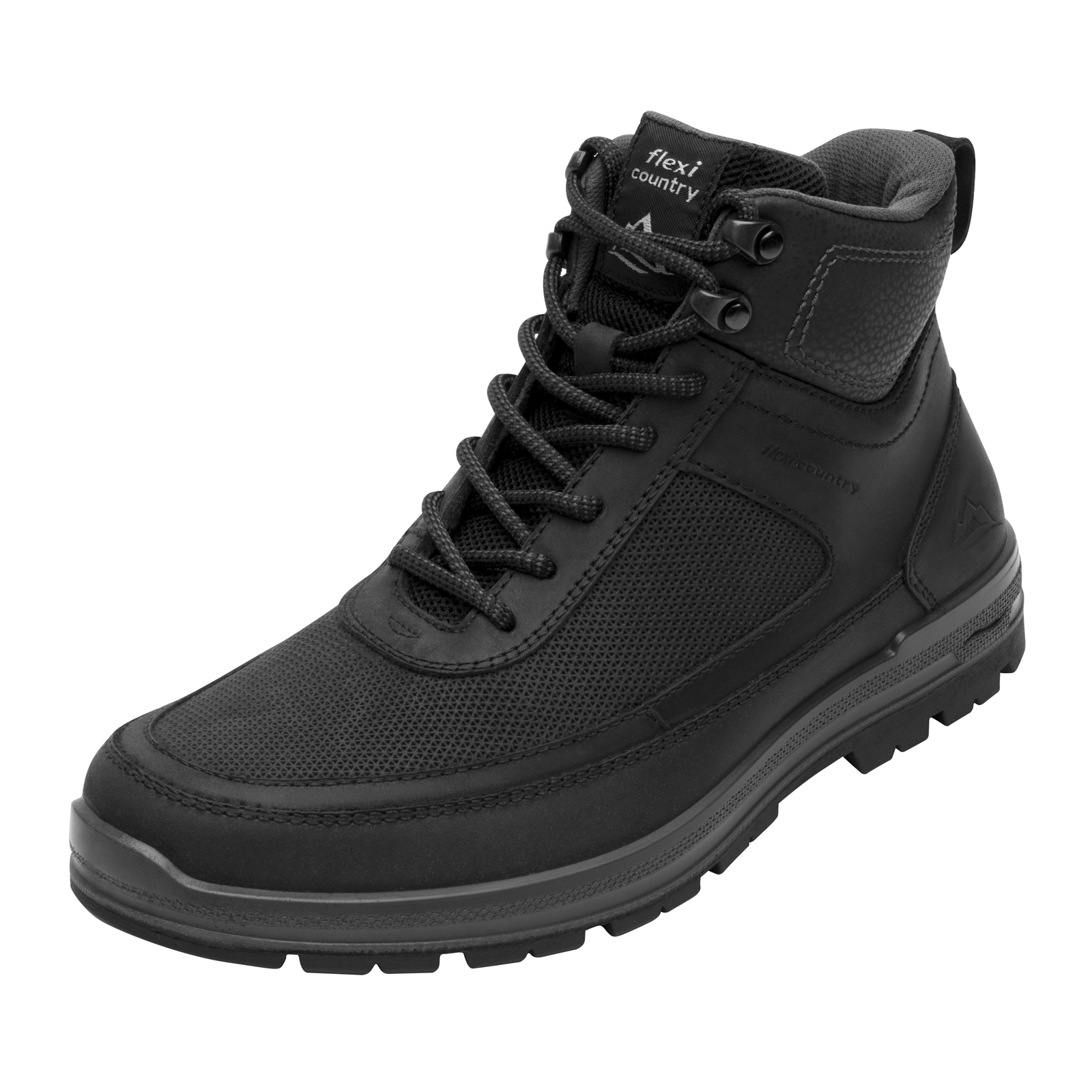 Bota Flexi Country Outdoor Hombre 92113 Negro Ajustable Originales