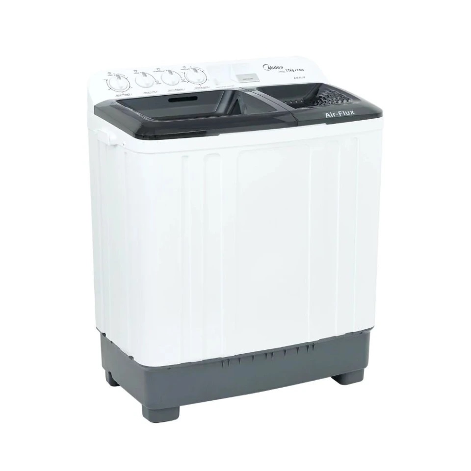 Lavadora Doble Tina 11kg Blanca Air Flux Midea MTG01W11W