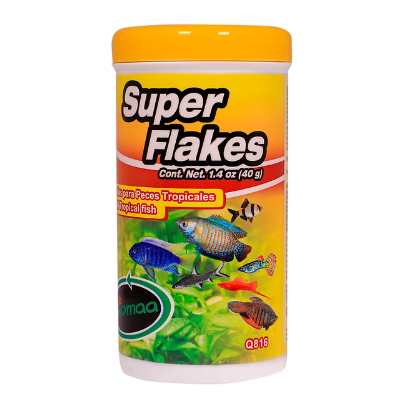 Super Flakes Alimento para peces Tropicales 40g - Biomaa