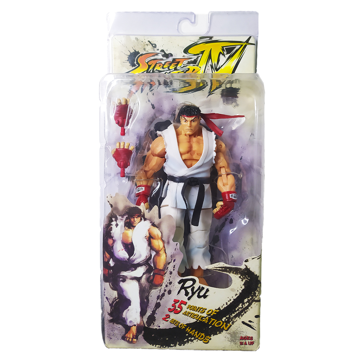 Figura Coleccionable Street Fighter Neca Ryu Juguete De Acción
