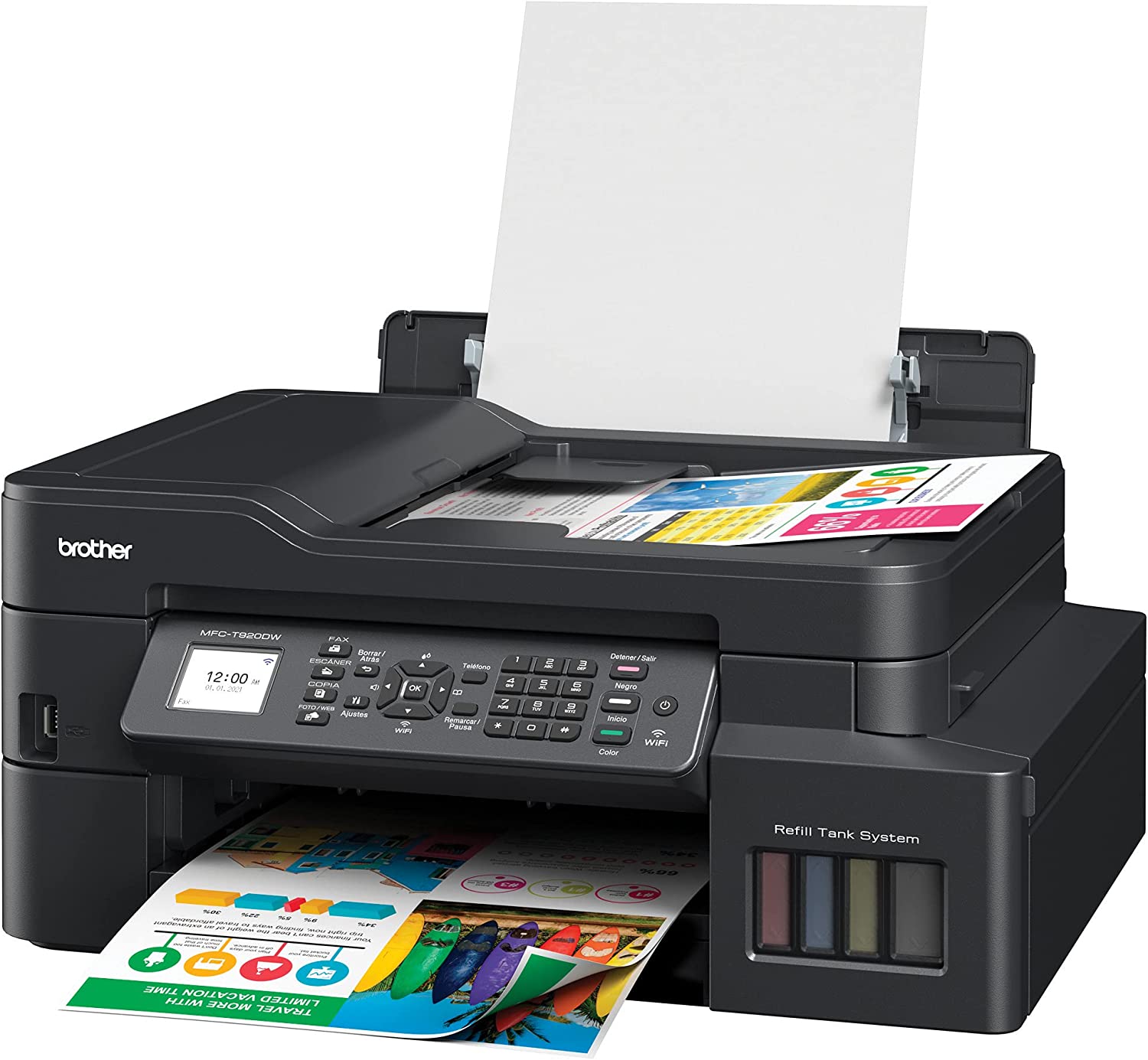 Multifuncional Brother Mfc-t920dw Wifi Tinta A Color