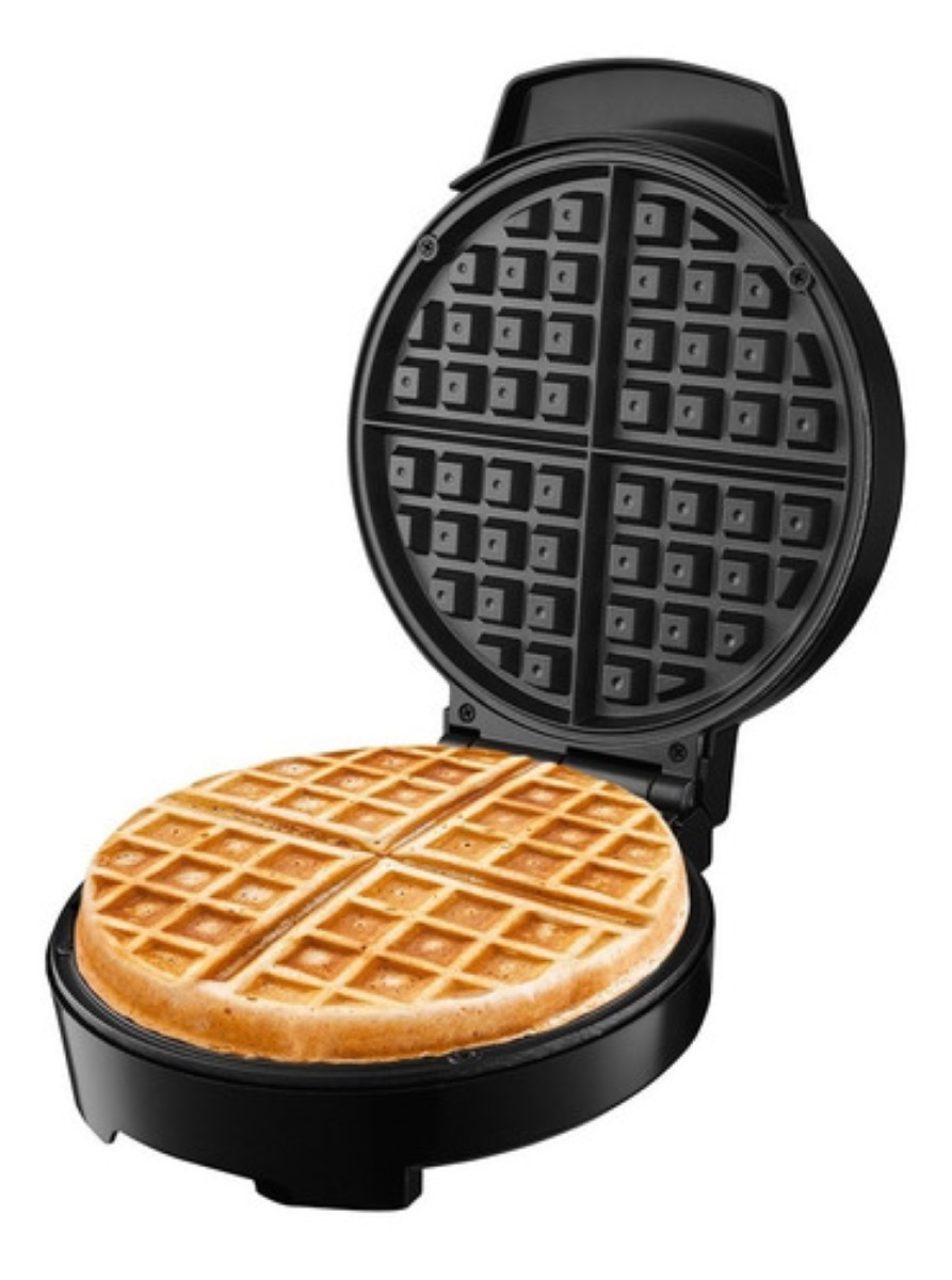 Wafflera 4 Rebanadas Negra