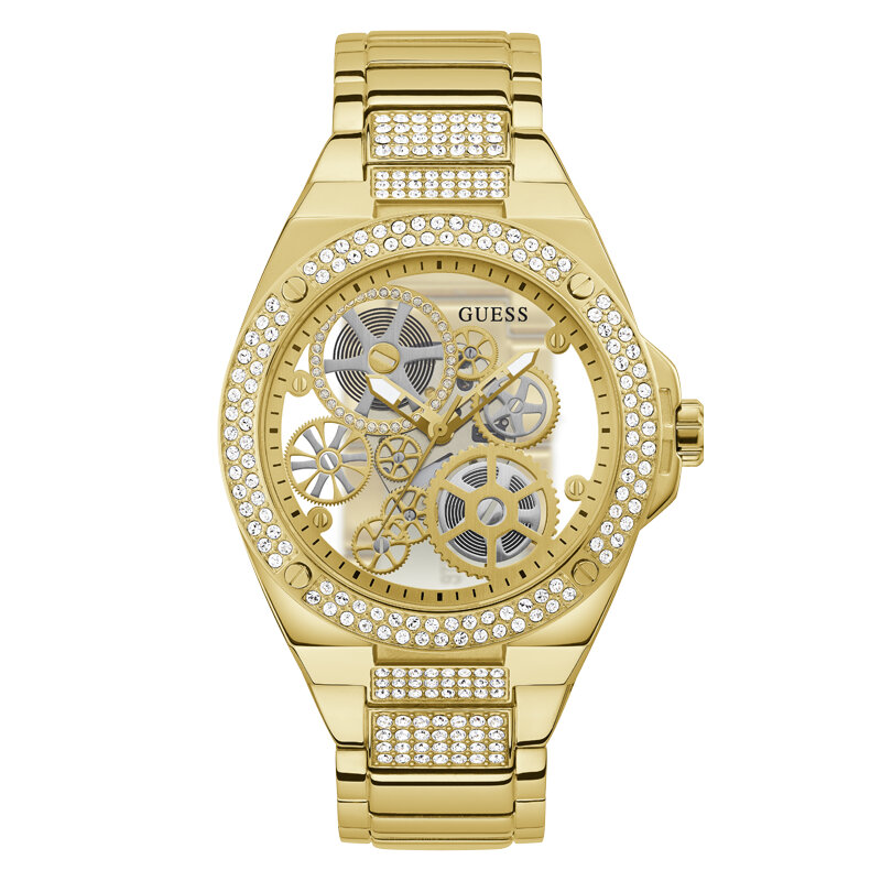 Reloj Guess BIG REVEAL para Caballero Color Dorado