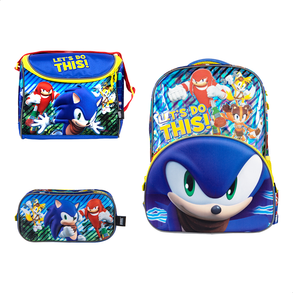 Kit Escolar Sonic 3 En 1 Primaria Colección Let's Do This