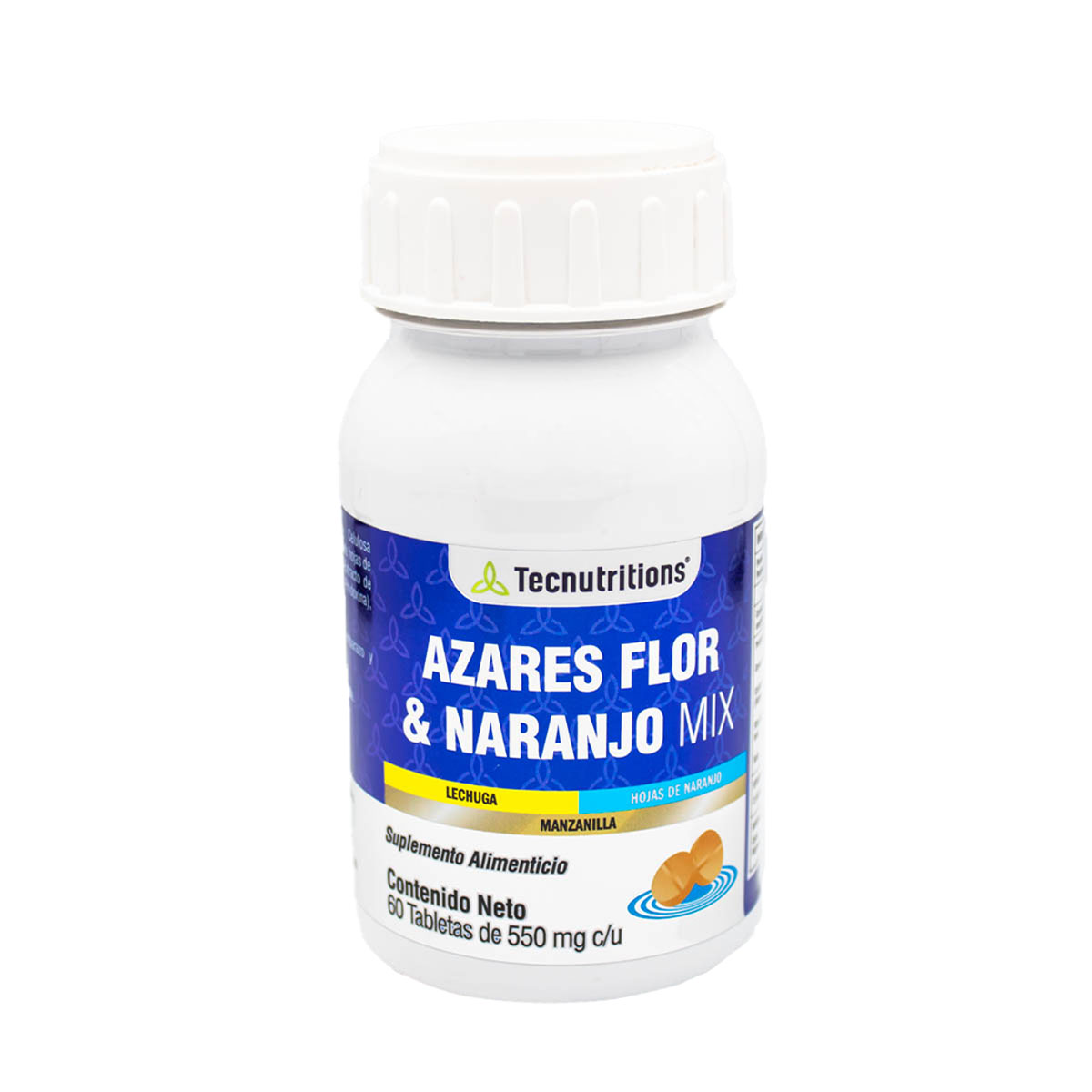 Suplemento alimenticio con vitaminas y minerales, Azares flor y Naranjo ...