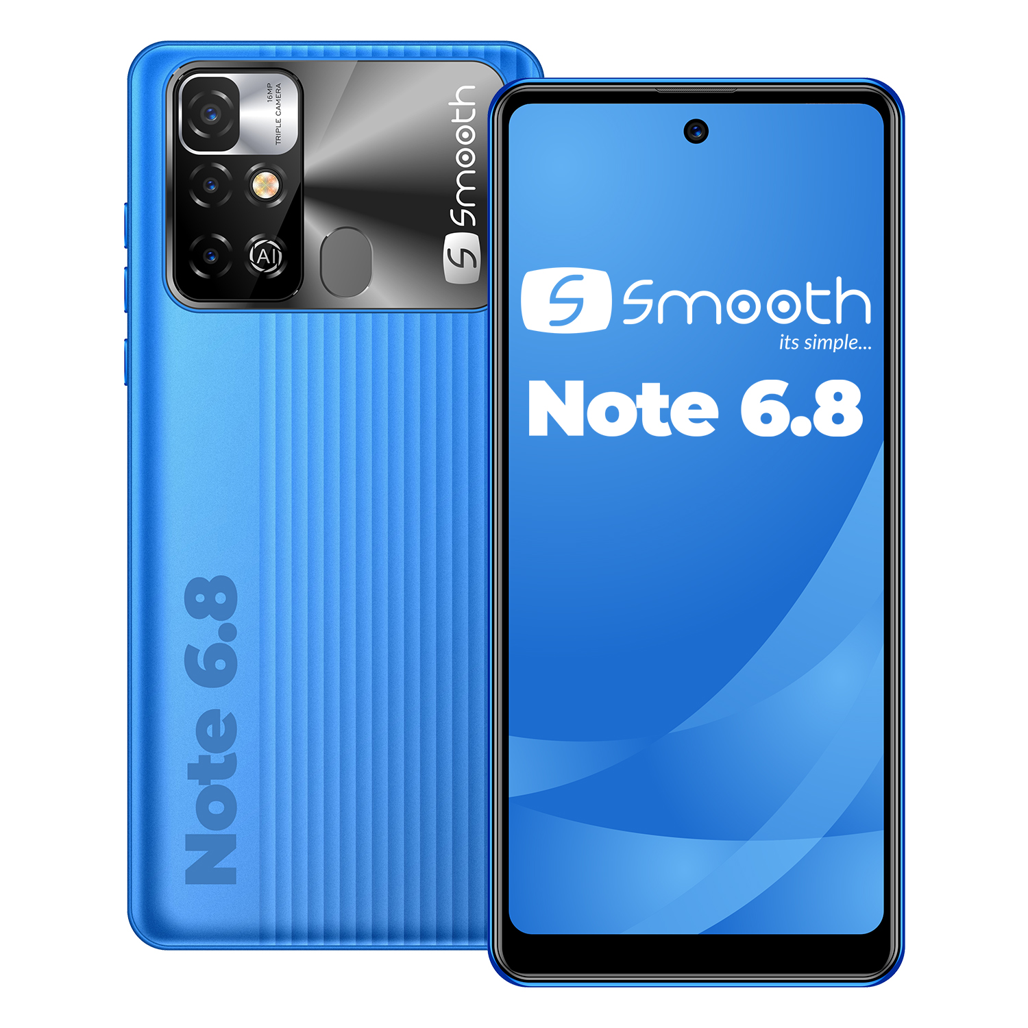 Celular Smooth note 6.8 64GB/4GB - Azul
