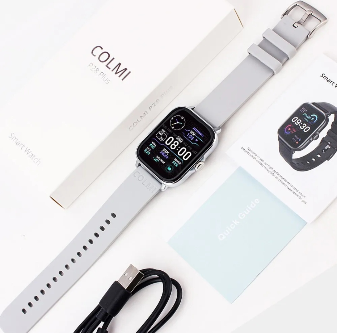 Colmi P28 plus Smartwatch Reloj Inteligente Bluetooth Llamada plateado