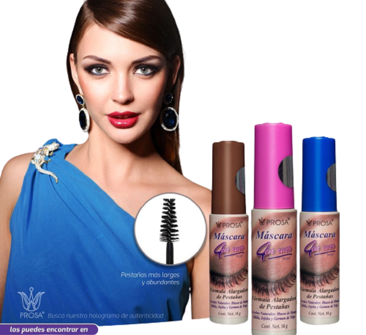 Rimel Prosa Chico 4 en 1 (Azul, Café, Negro)