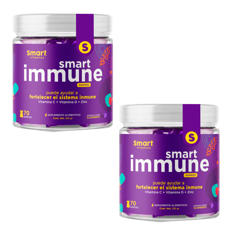 Kit 2 SMART IMMUNE- Suplemento en gomitas Originales, Fortalece tu ...