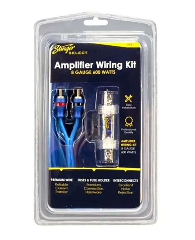 Kit De Instalación Stinger Calibre 8 600 Watts Ssk8 Calidad
