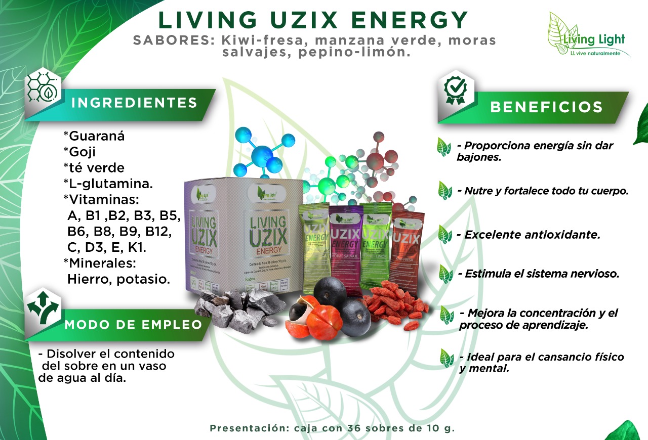 Mejora Concentración y Proceso de Aprendizaje, da Energía, Fortalece - Uzix