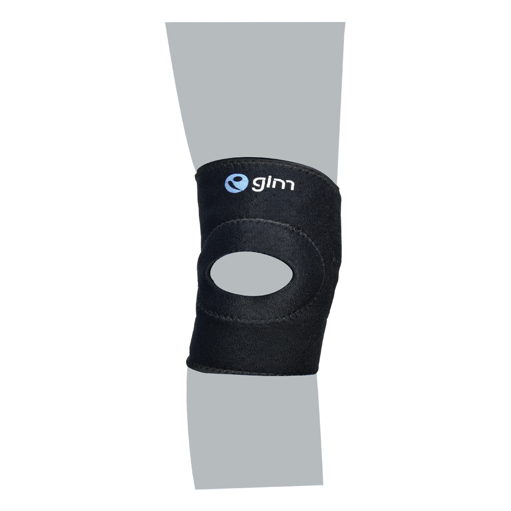 Rodilleras Completa De Neopreno, Gim, 6721, Color Negro