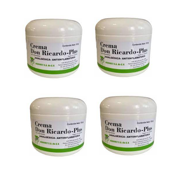 Crema Don Ricardo-Plus 120 Grs (4 piezas)
