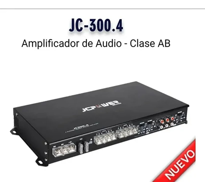 Paquete De 2 Set De Medios Focal 6.5 Y Amplificador Jc Power