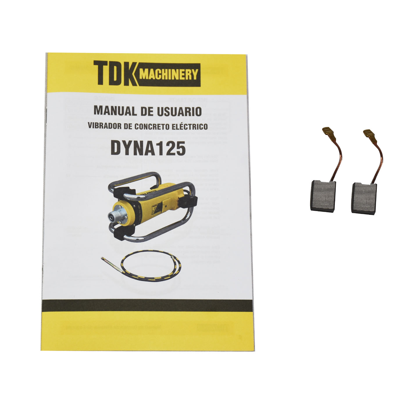 VIBRADOR ELÉCTRICO TDK 110V/60HZ C/CHICOTE DE 38MMX2.5 METROS 2 HP - DYNA125