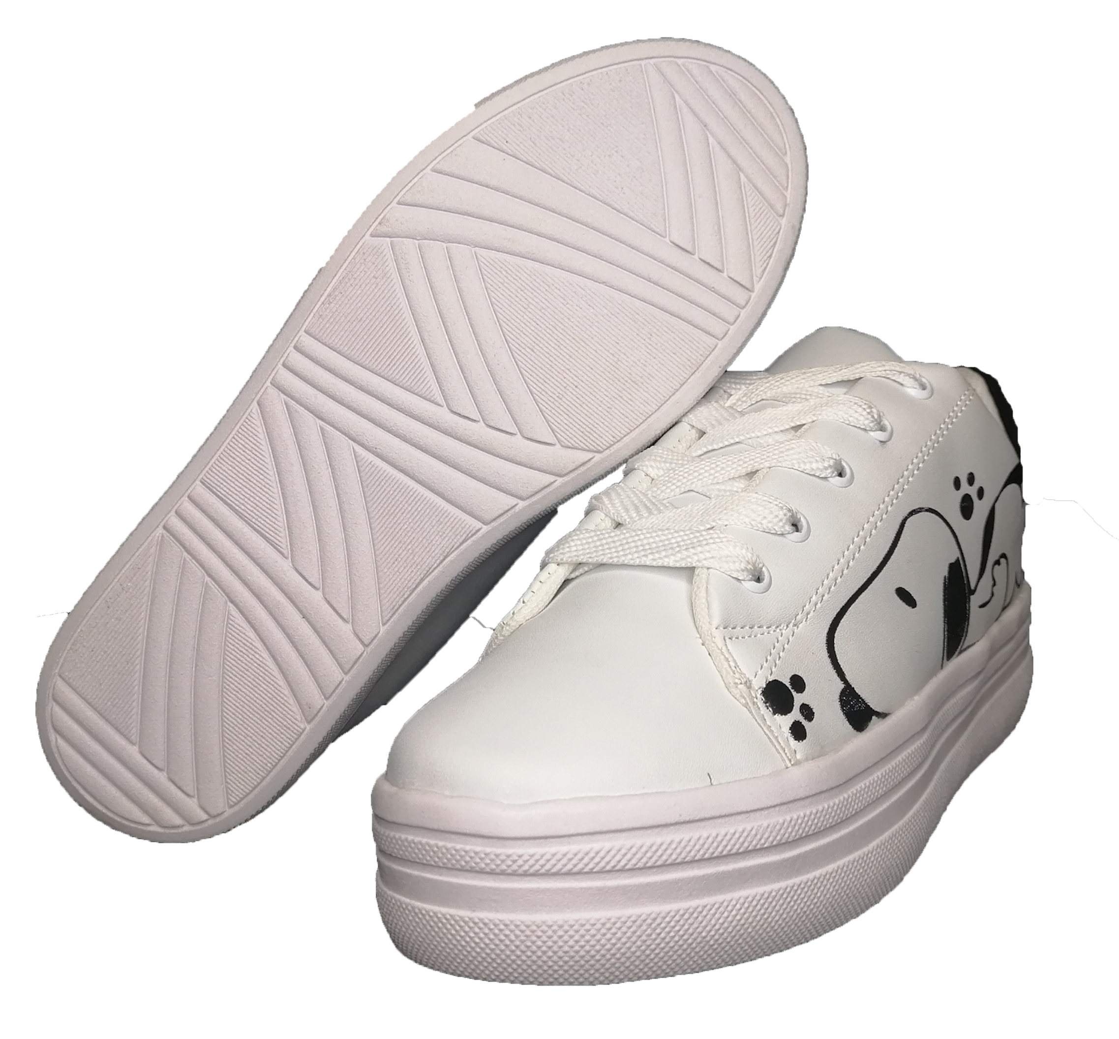 Tenis plataforma snoopy mujer casuales