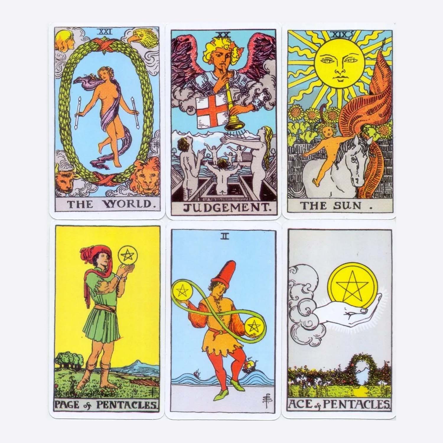 Tarot Rider Waite Profesional Plastificado 78 cartas+instructivo