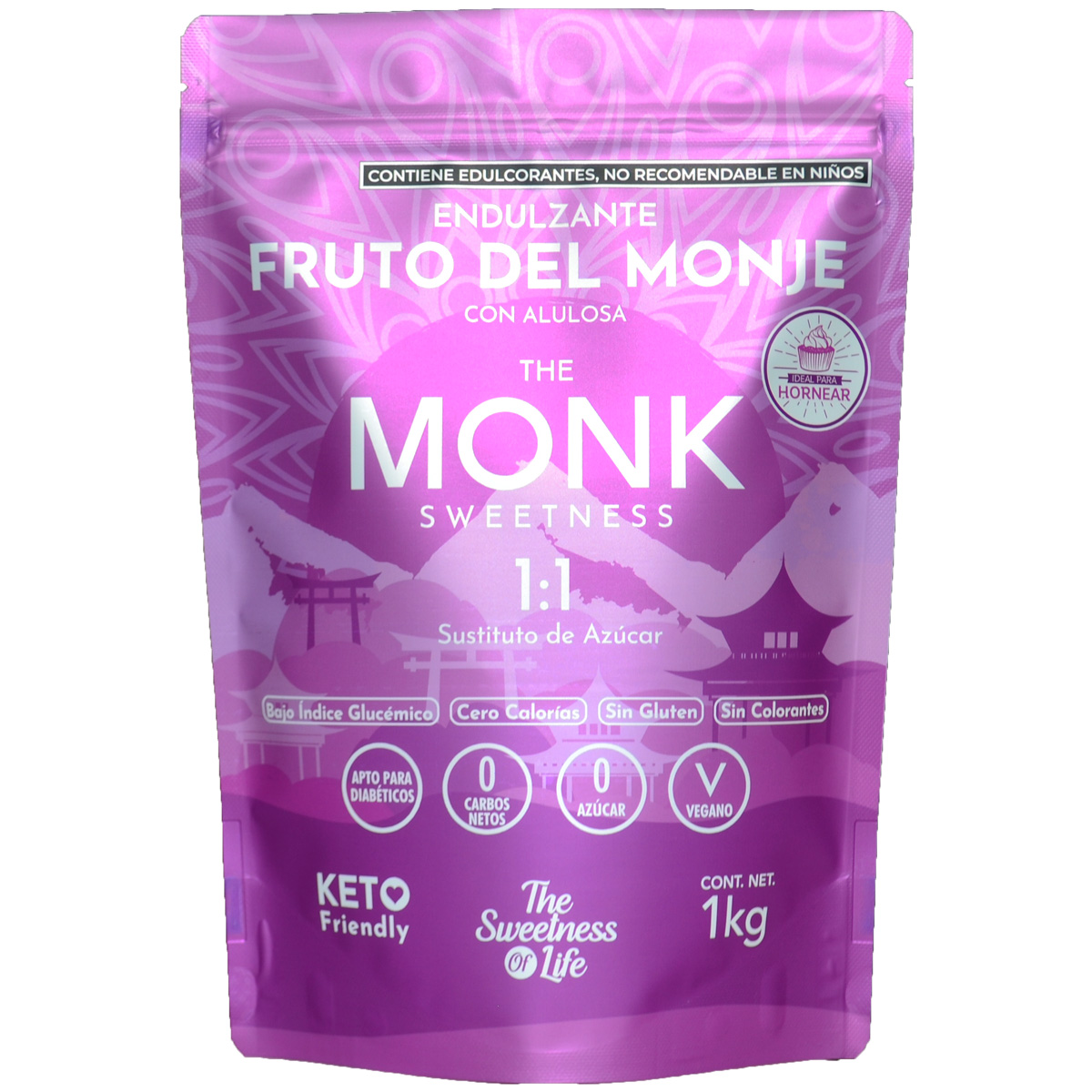 Fruto del Monje con Alulosa 1 kg - Monk Fruit - Endulzante KETO
