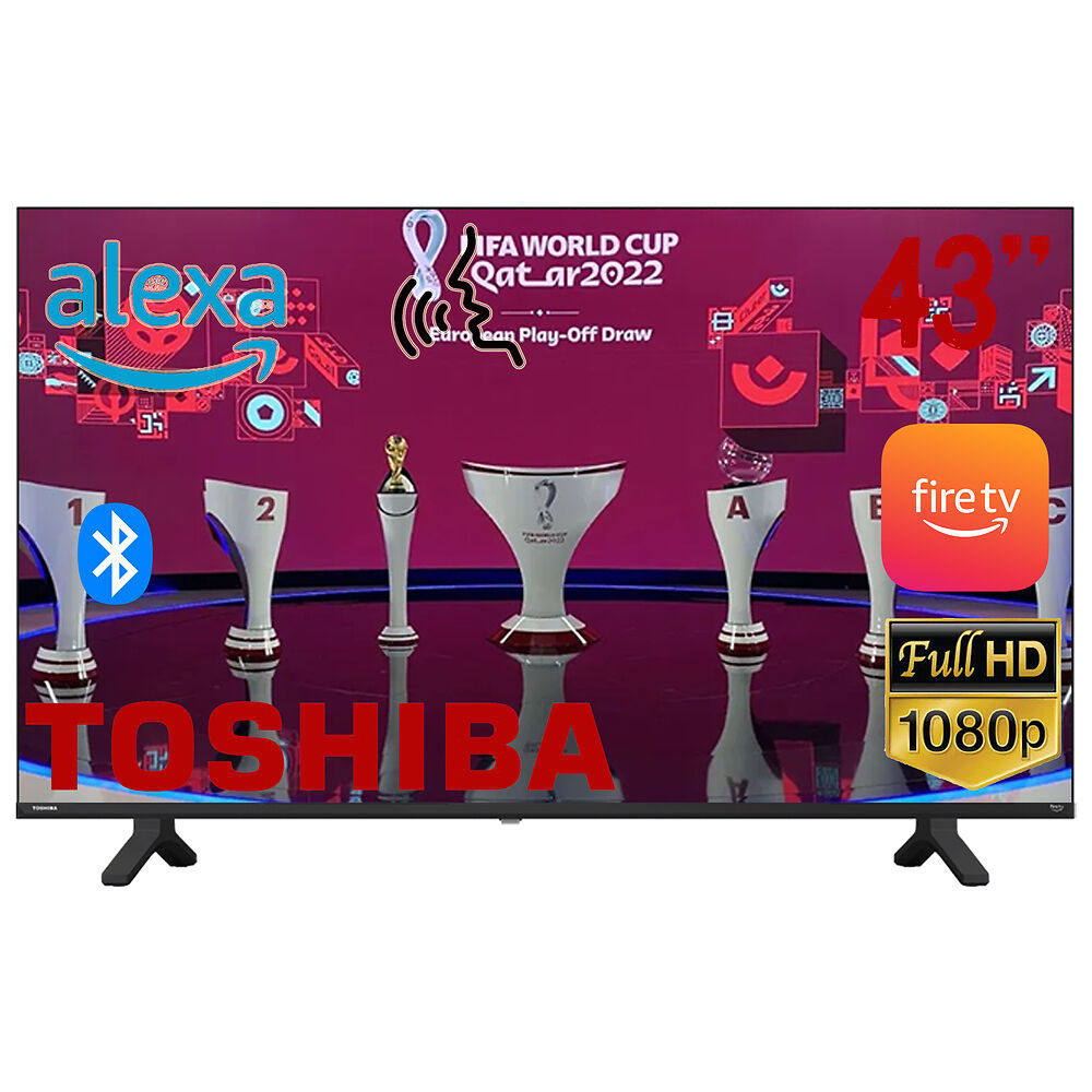 Pantalla Smart TV Toshiba 43 Pulgadas Mod.43V35KU Negro REACONDICIONADO