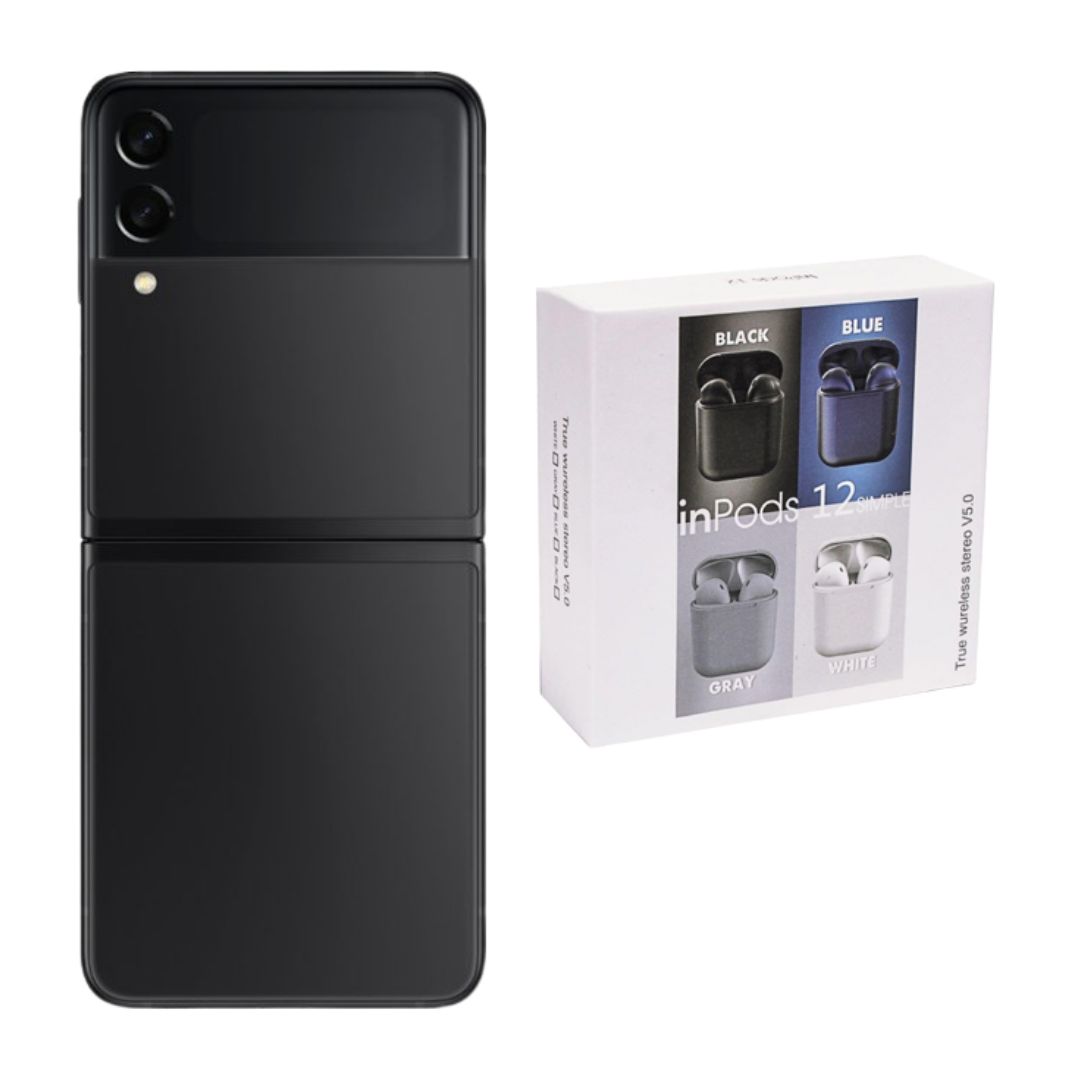 Samsung Z Flip3 256GB Negro Desbloqueado + Audífonos Genéricos
