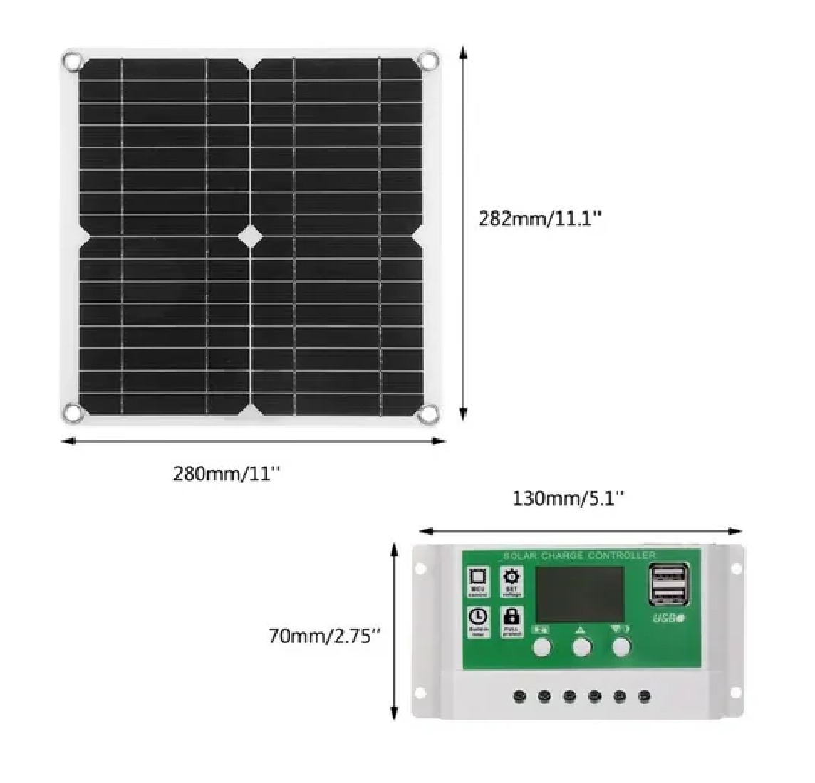 Kits De Paneles Solares Monocristalinos 100a 150w