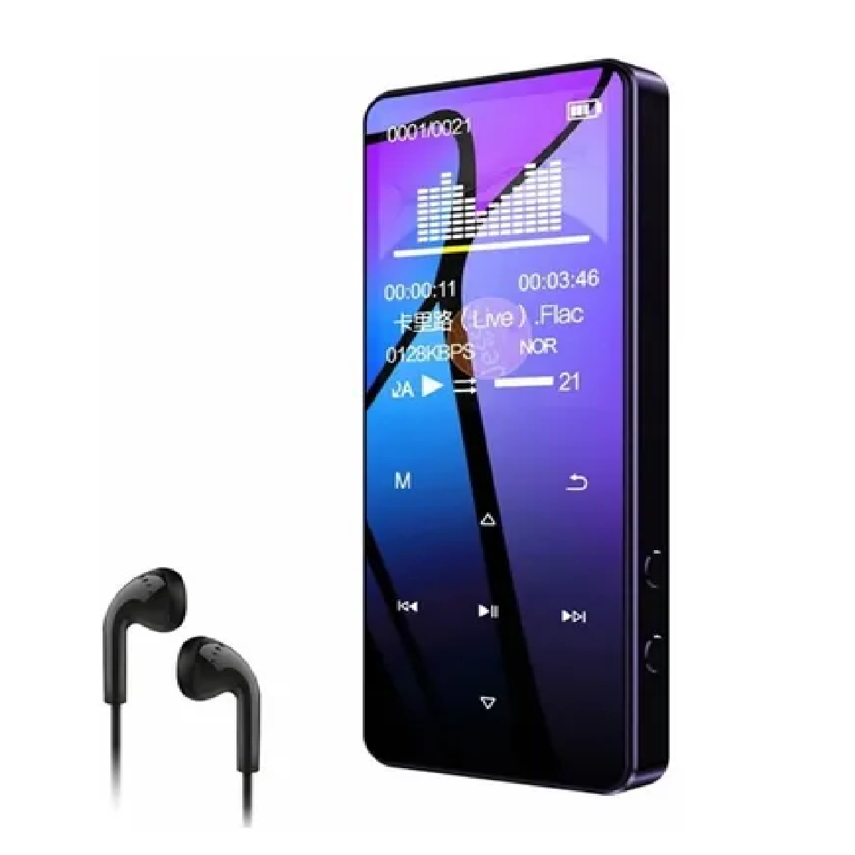 Reproductor Musical Mp3 Mp4 Portátil Con Bluetooth