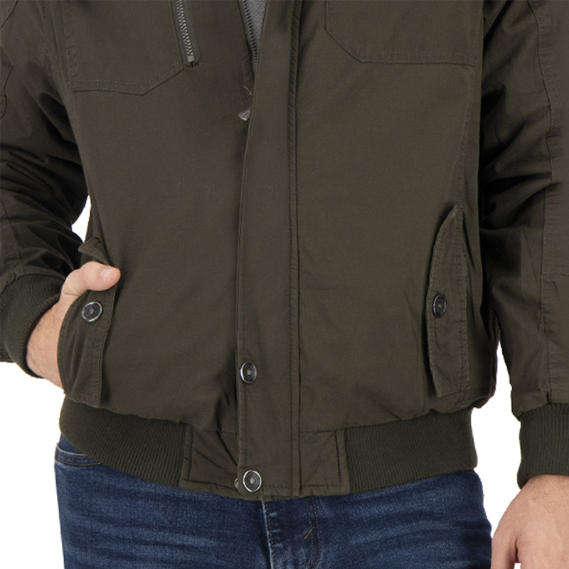Chamarra Slim Cazadora Tactica de Gabardina Hombre Holstone - Verde