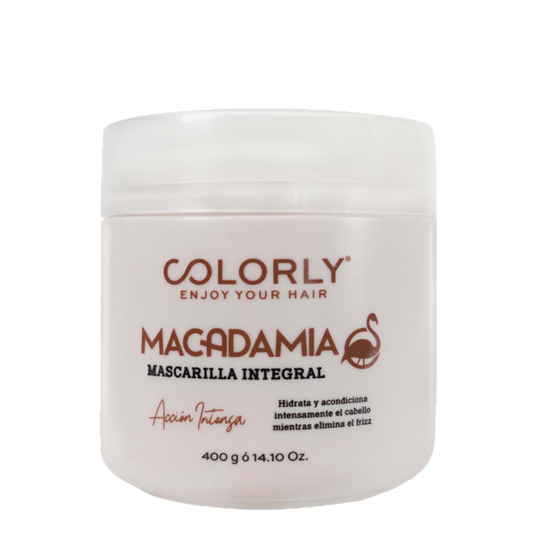 MASCARILLA INTEGRAL PARA CABELLO CON MACADAMIA COLORLY 400 GR