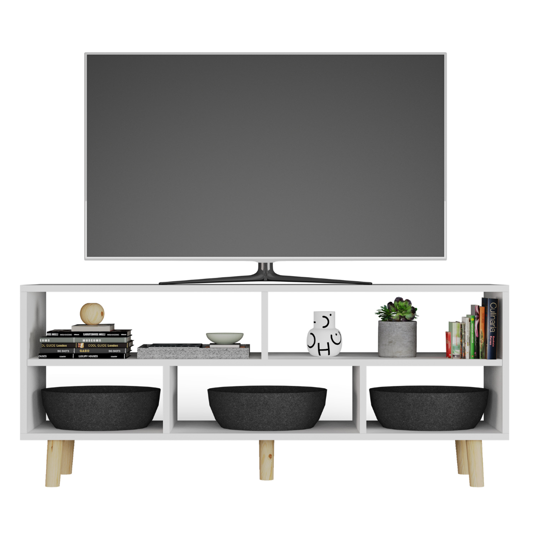 Mueble para TV 55" Modelo Play Color Blanco