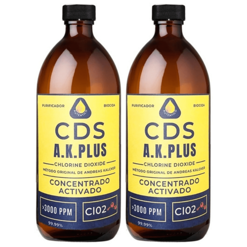 Dioxido Cloro Concentrado CDS AK Plus 3000 ppm Andreas Kalcker 2 Litros ...