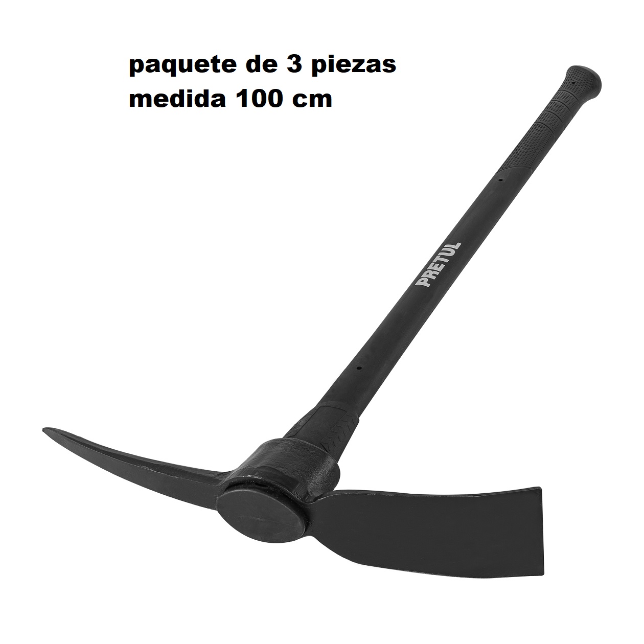 Talacho -Pico Grande 91 cm jardineria mango de fibra de vidrio 3 piezas ...