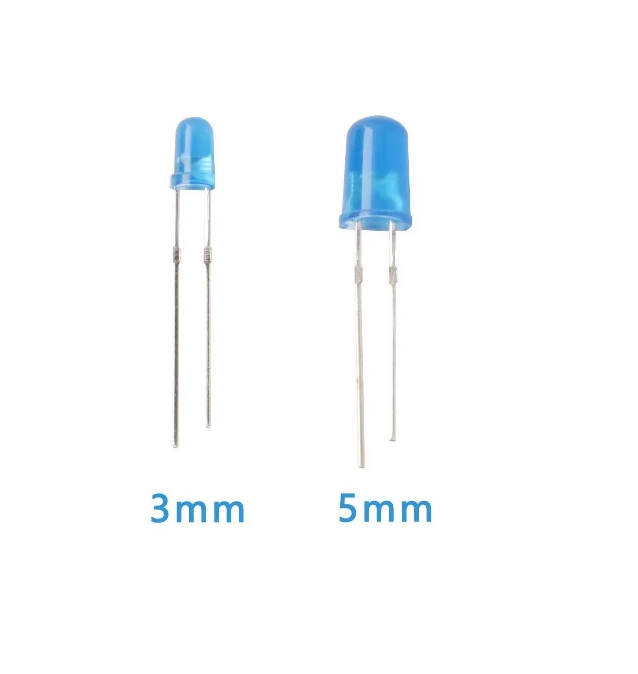 Kit Leds Ultrabrillantes De, 3 Mm 5mm, 5 Colores Disponibles