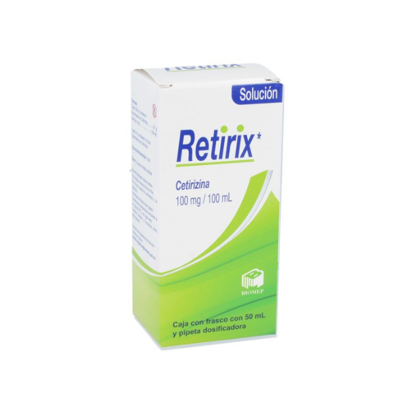 Retirix (Cetirizina) 100 MG/100 ML Frasco 50 ML