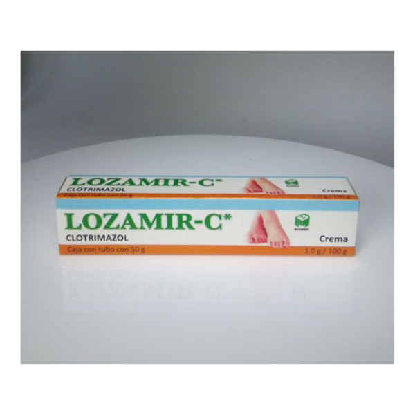 LOZAMIR-C (CLOTRIMAXOL) 1G/100G Caja con tubo con 30 G