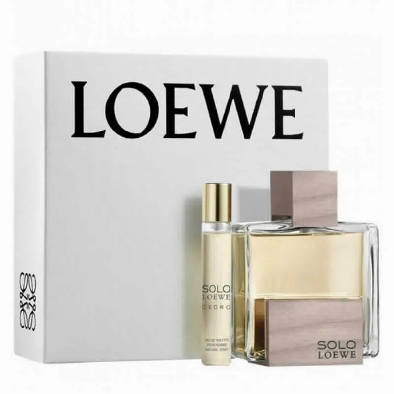 Set Loewe Cedro Eau De Toilette 100ml/miniatura 15ml.