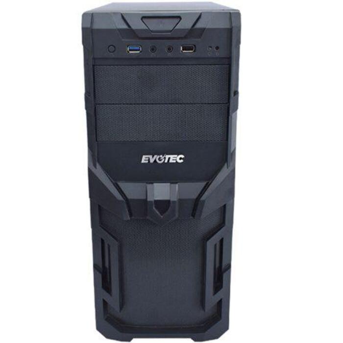 Gabinete EVOTEC EV-1005, MICRO-ATX, TORRE, MICRO-ATX, NEGRO, 600W