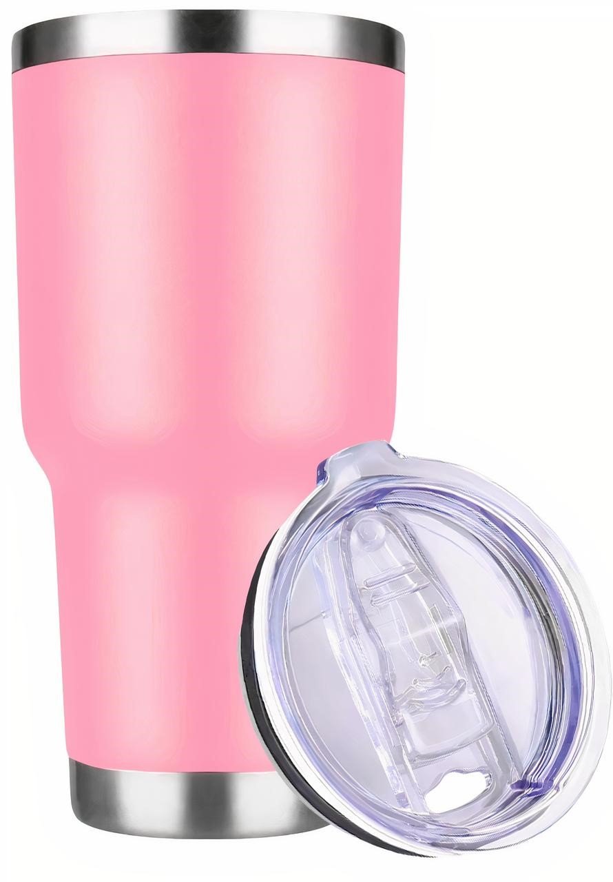 Termo Térmico Tipo Yeti De Acero Inoxidable Color Rosa