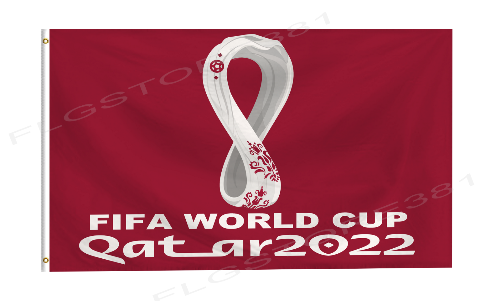 Bandera Mundial de Futbol Qatar 2022