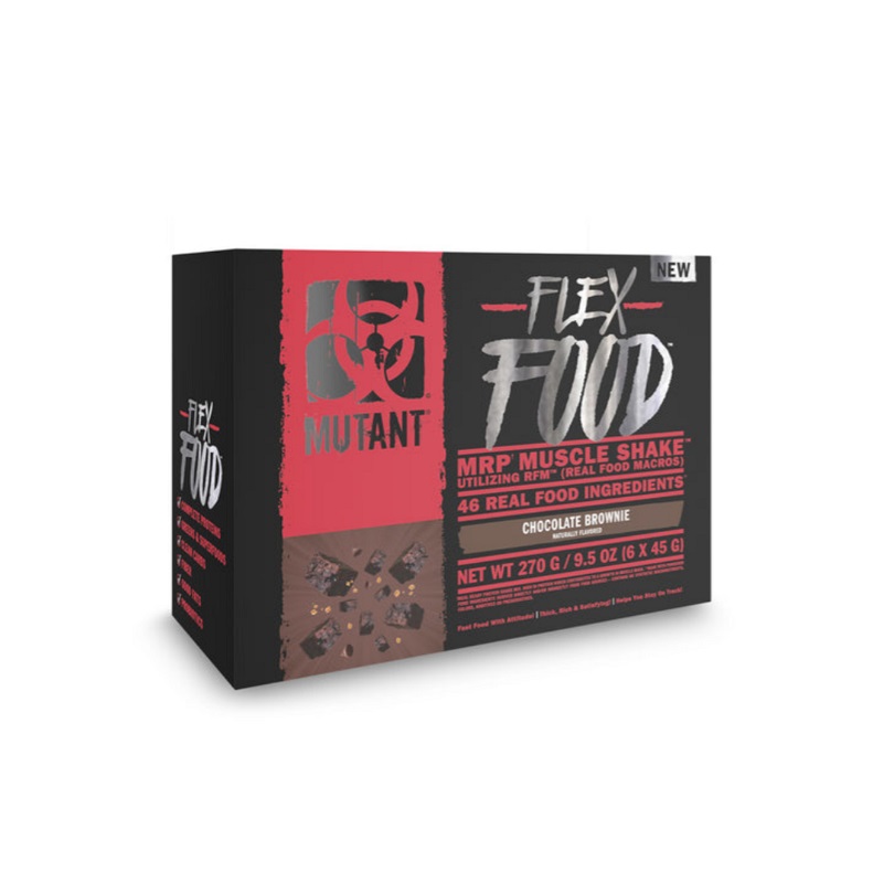 Proteina Mut Flex Food 6 Pack Sabor Chocolate 270 g