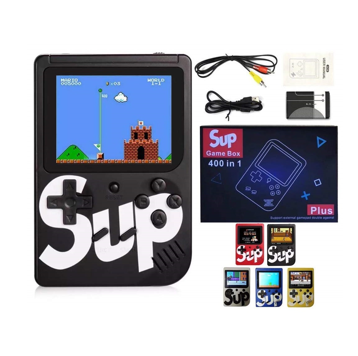 Consola Sup con 400 Juegos Retro